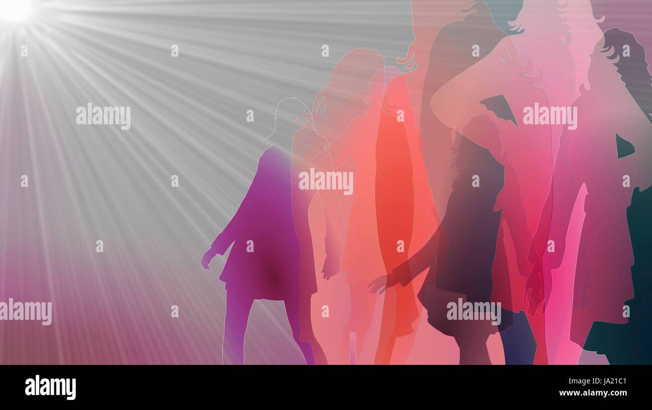 woman, women, fashion, graphic, illustration, action, colour, colors ...