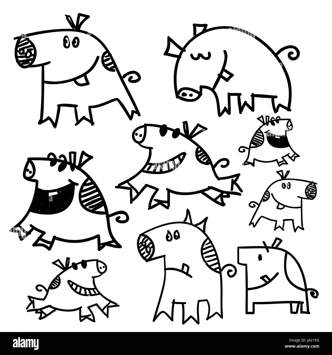 Animals black and Black and White Stock Photos & Images - Alamy