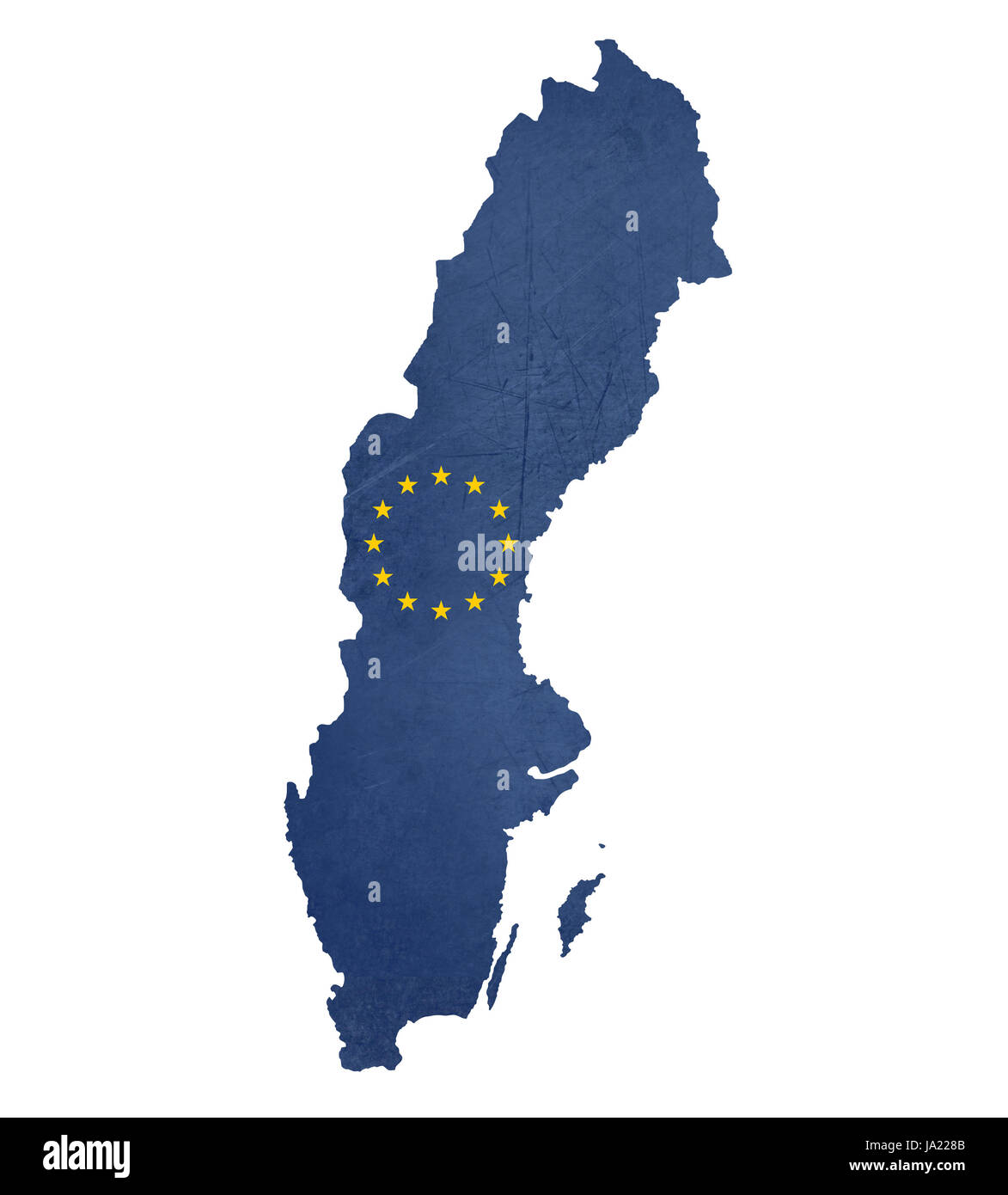 Swedish flag eu Cut Out Stock Images & Pictures - Alamy