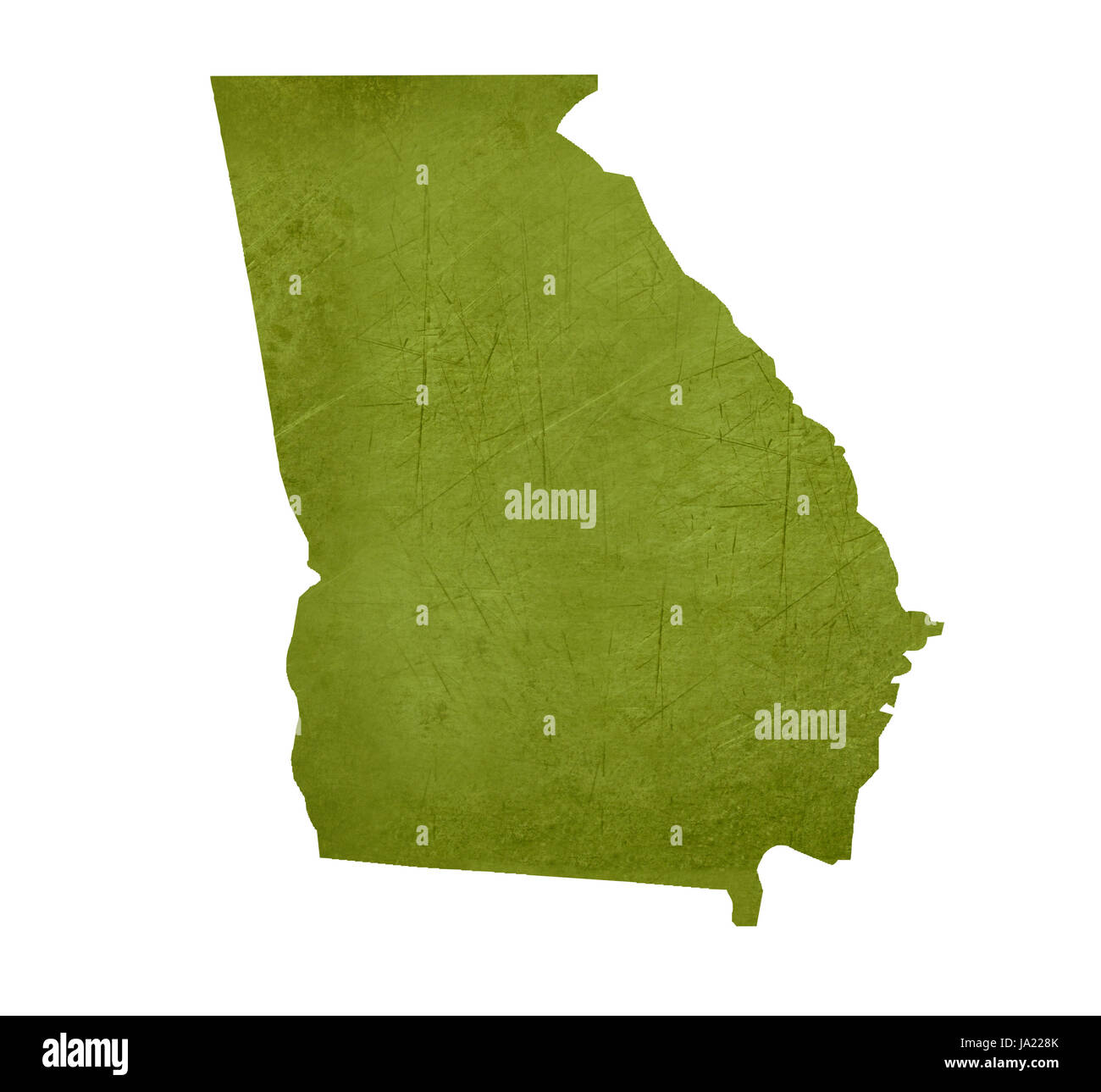 isolated, american, georgia, element, state, sign, icon, cutout, map ...