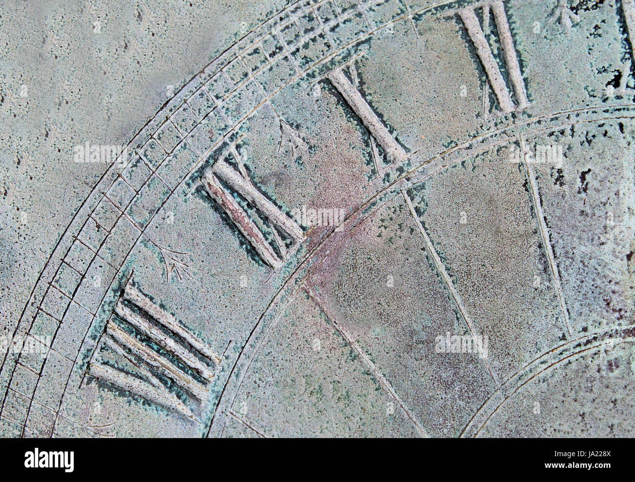 stone, face, rough, clock, date, time, time indication, sun dial ...