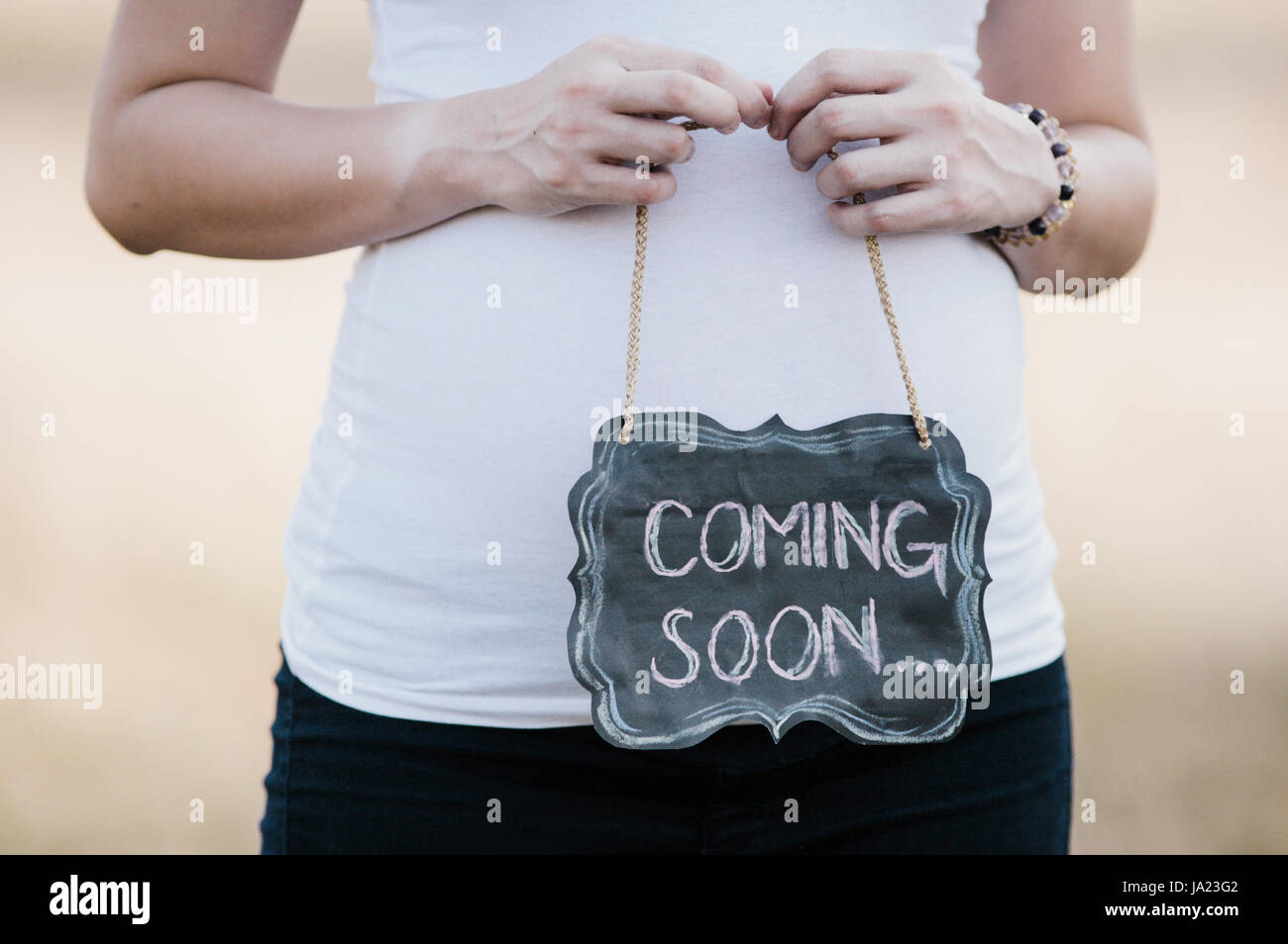 Baby coming soon hi-res stock photography and images - Alamy
