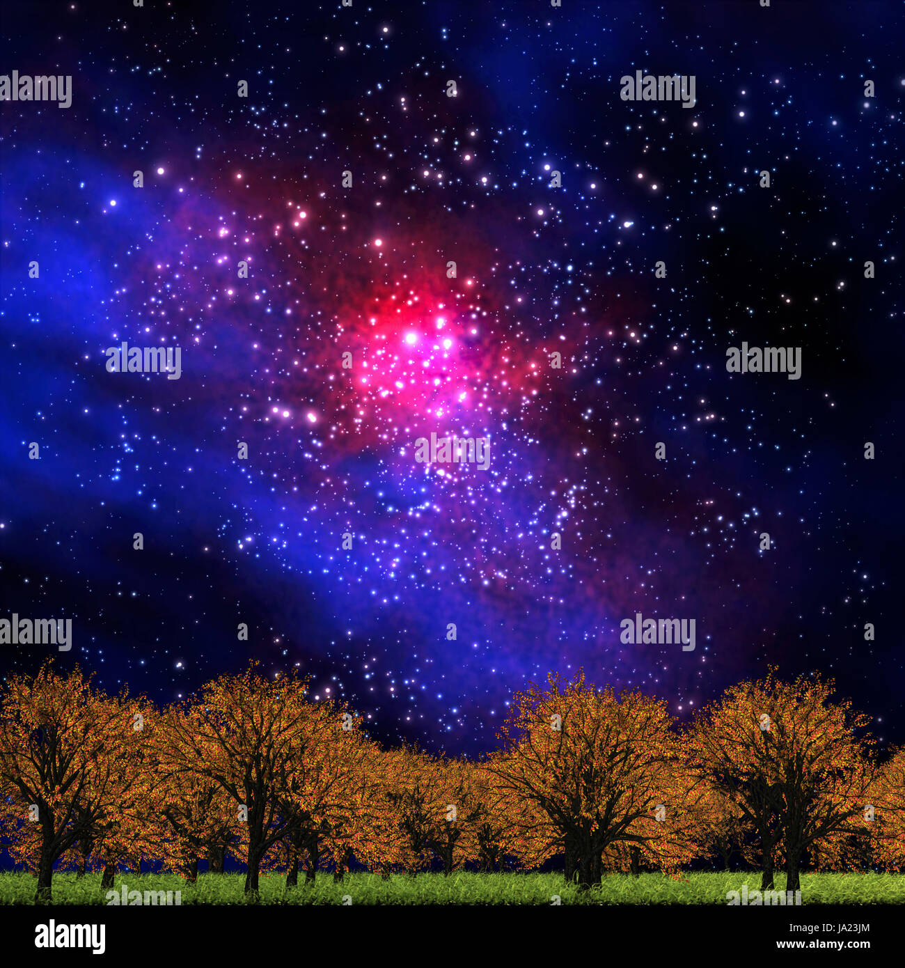 blue, space, universe, cosmos, graphic, night, nighttime, moon, endless ...