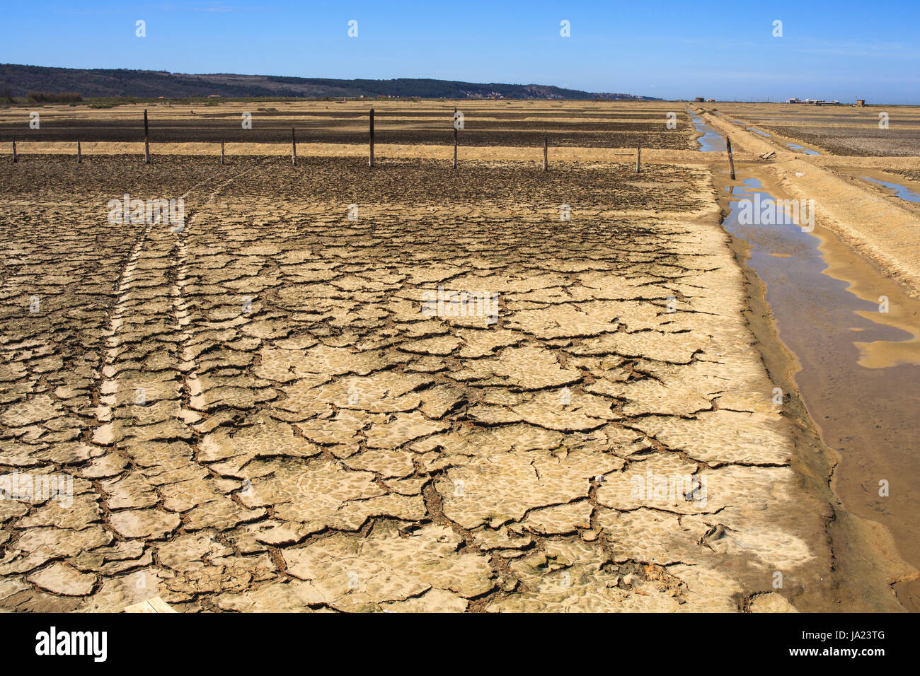 desert, wasteland, ponds, ground, soil, earth, humus, field, summer ...