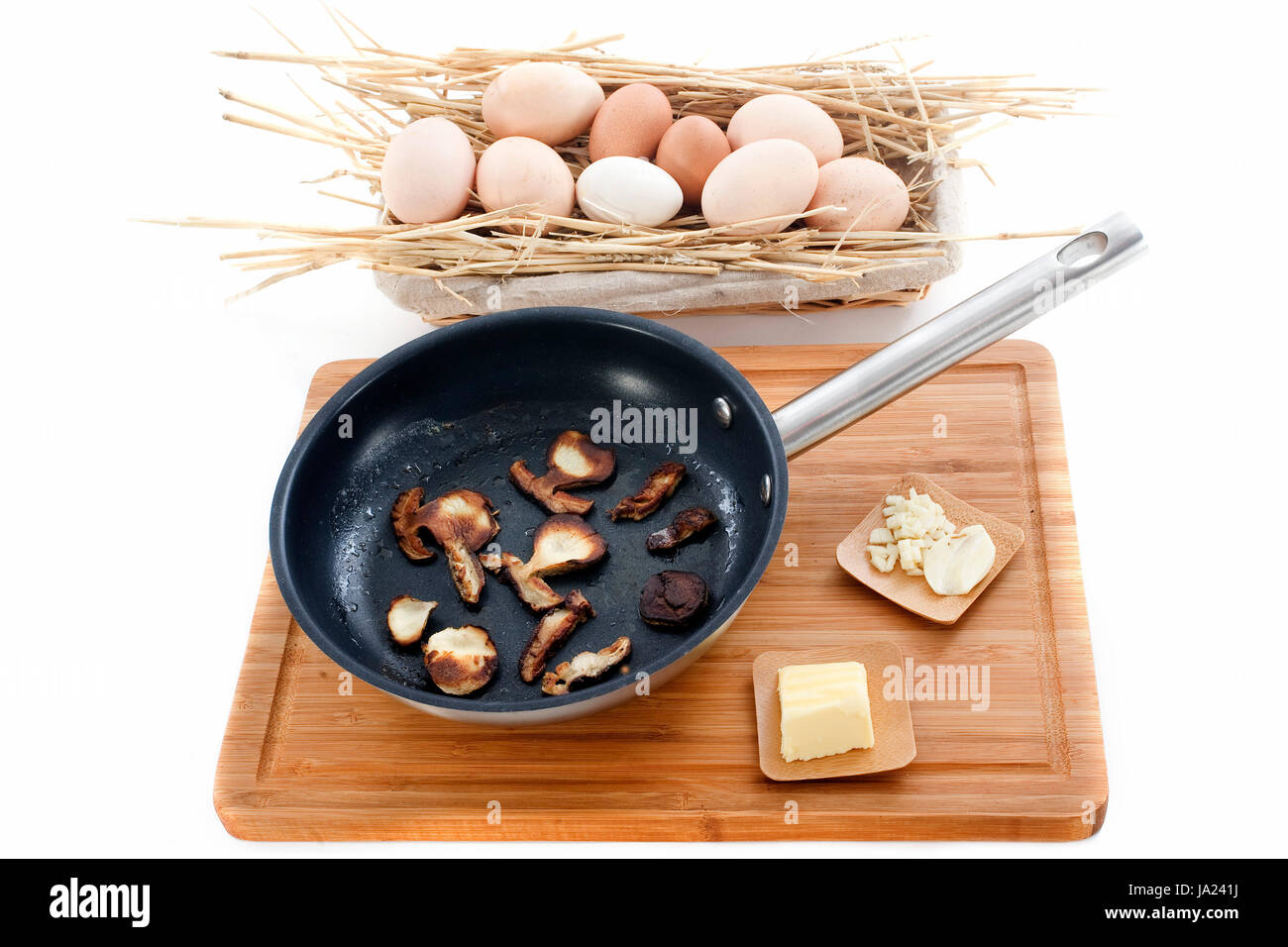 mushroom, fungus, food, dish, meal, lunch, omelet, pan, frying-pan ...
