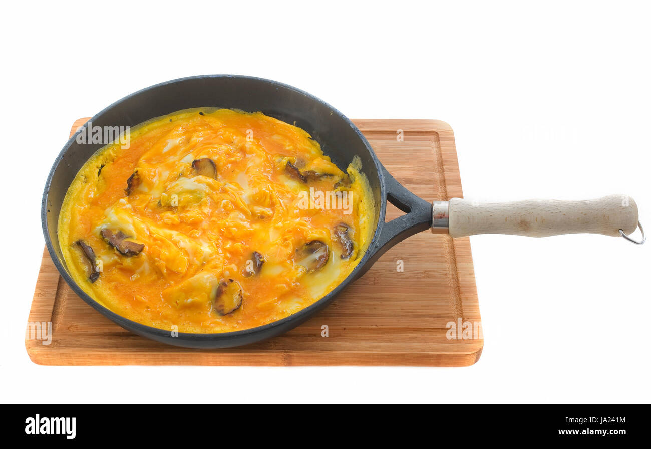 mushroom, fungus, food, dish, meal, lunch, omelet, pan, frying-pan ...