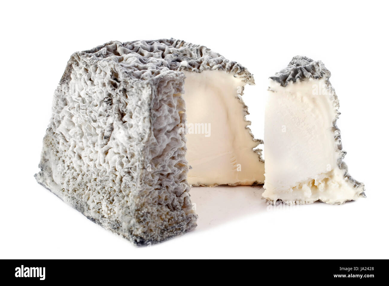 cheese, specialty, goat cheese, grey, gray, food, aliment, isolated ...