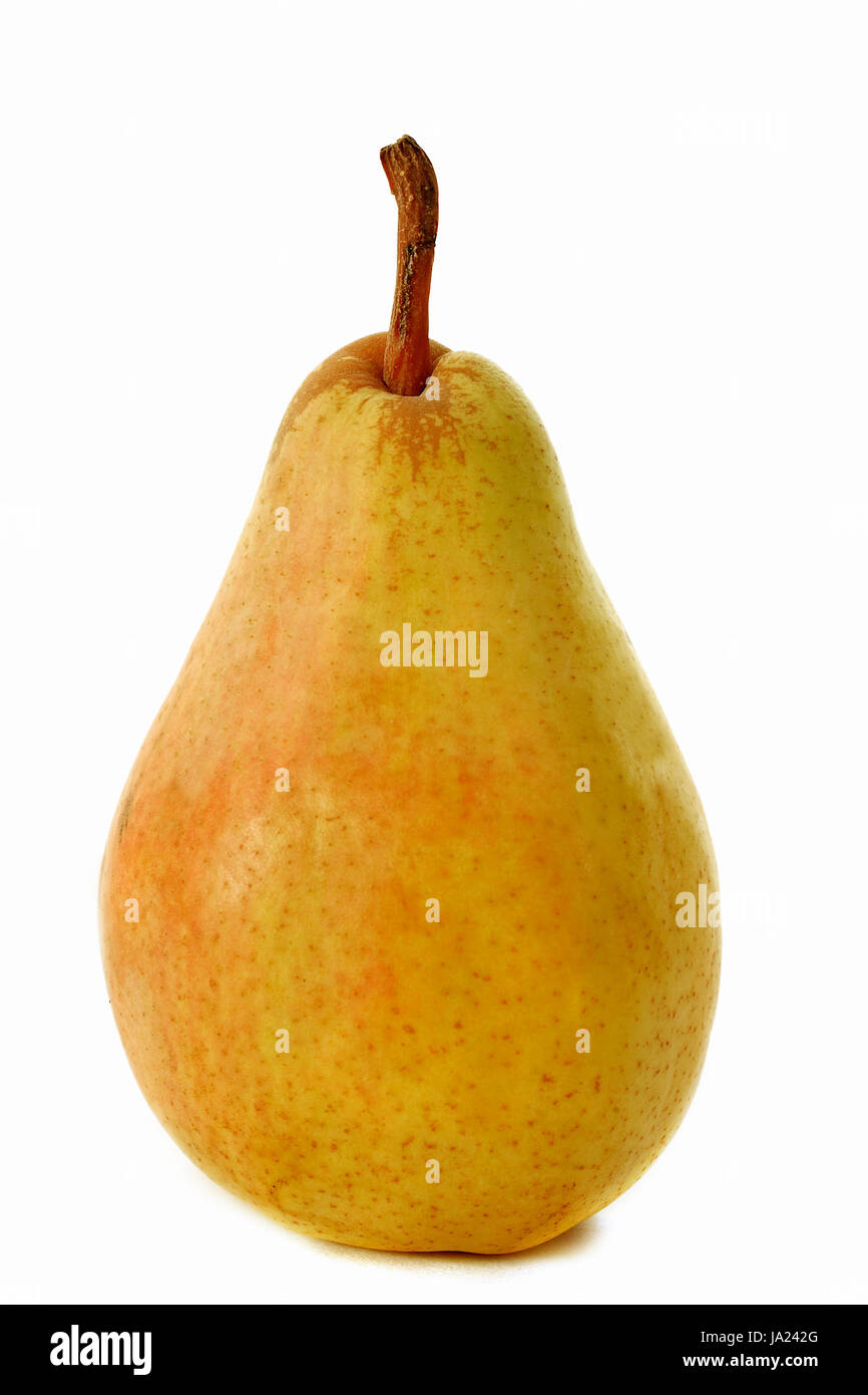 guyot pear in front of white background Stock Photo - Alamy