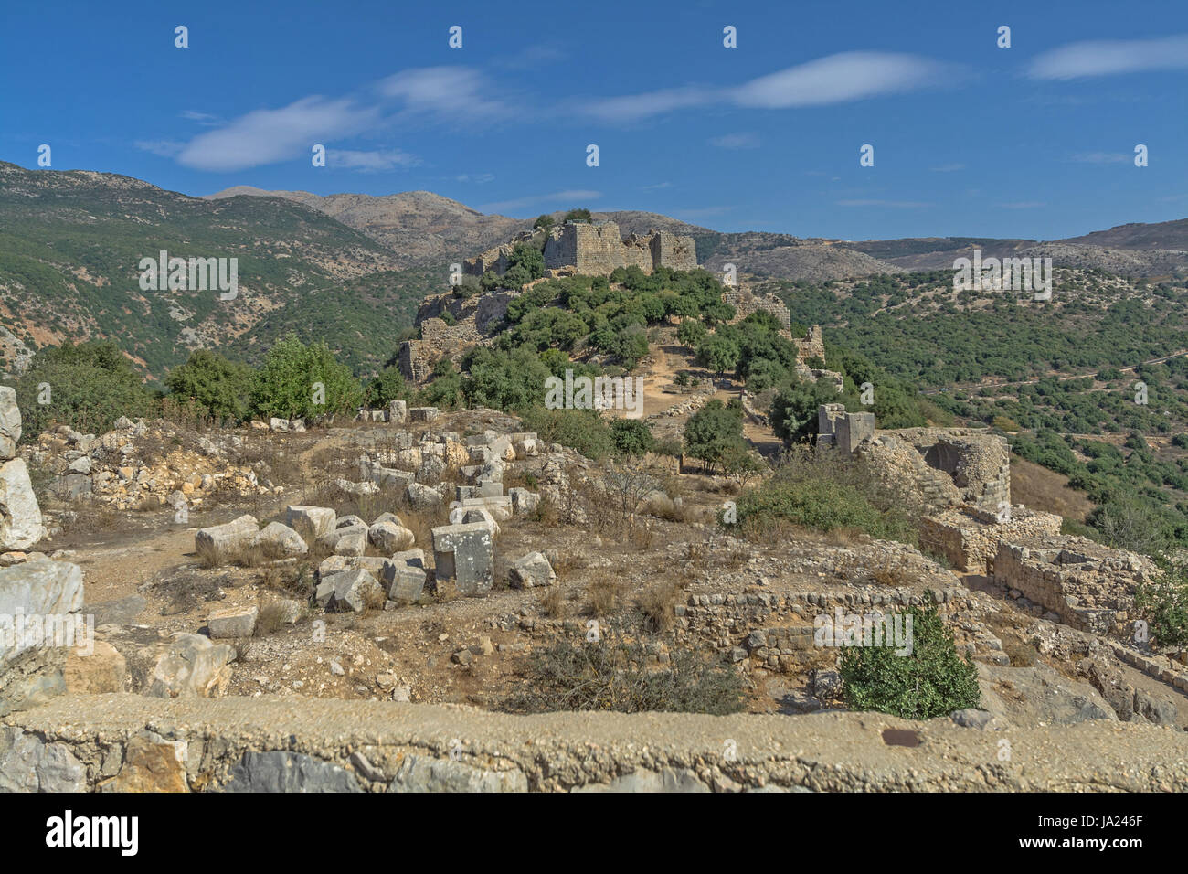 historical, stone, ruins, fortress, israel, ancient, tower, travel ...