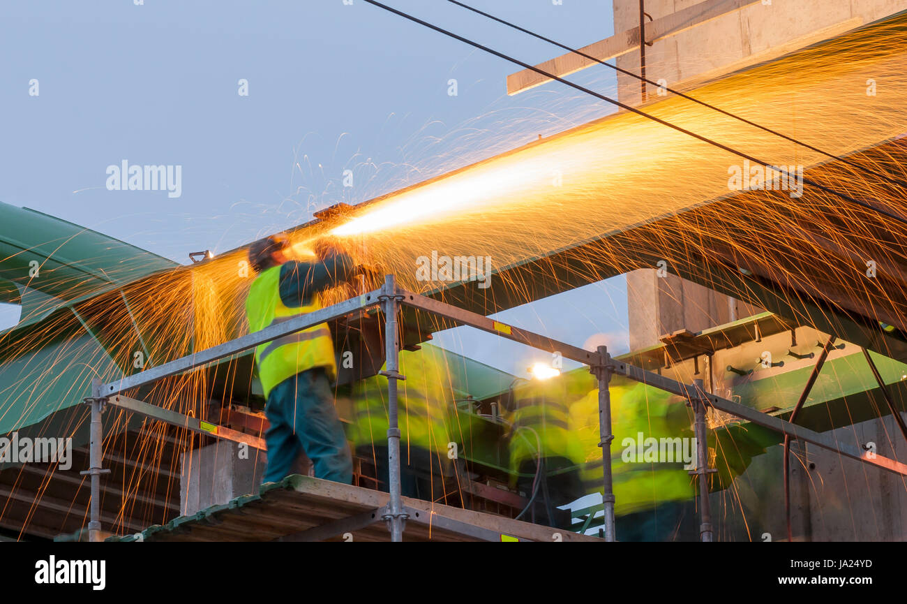 Safety dangerous welder workers hi-res stock photography and images - Alamy
