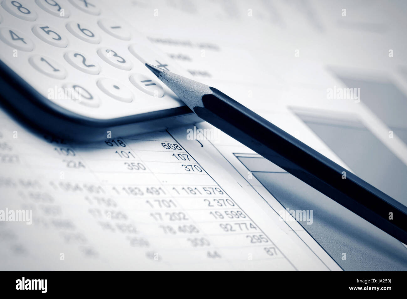 Financial accounting stock market graphs analysis Stock Photo - Alamy