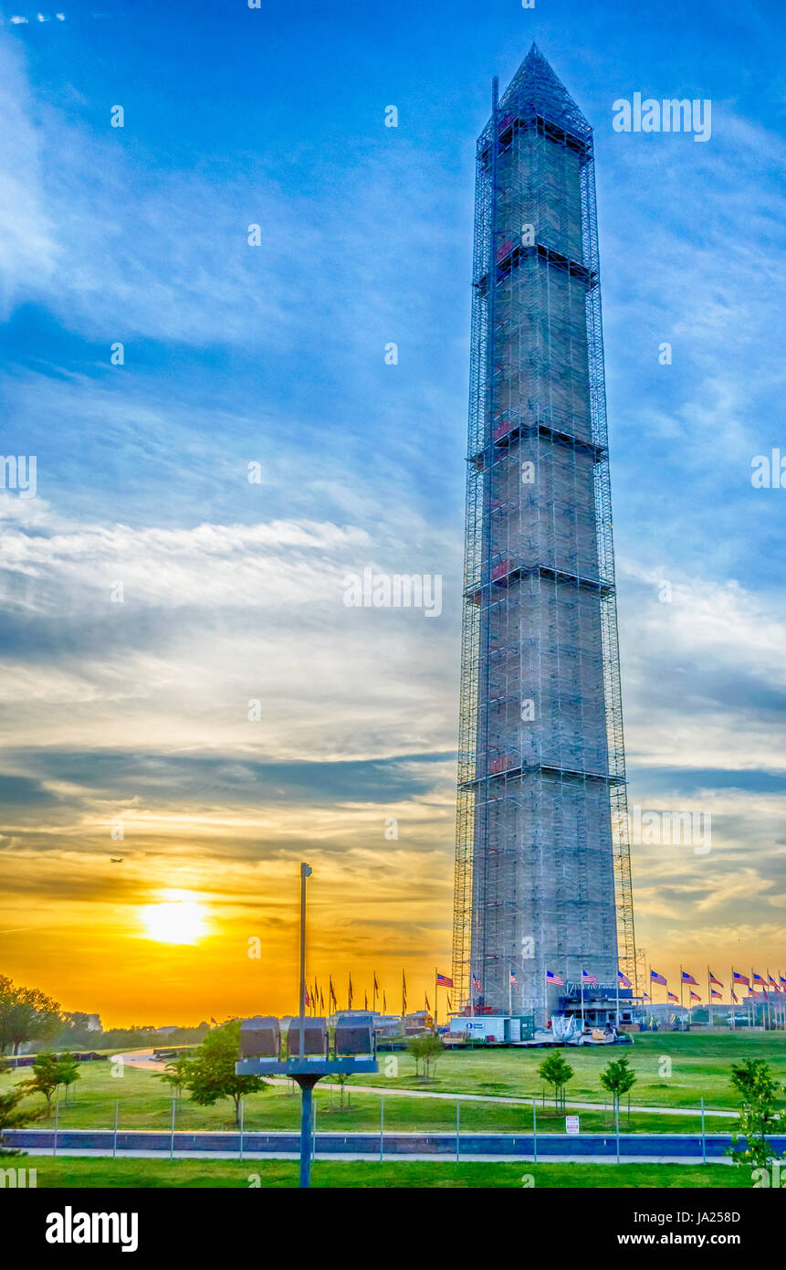monument, memorial, usa, national, obelisk, mall, blue, city, town ...