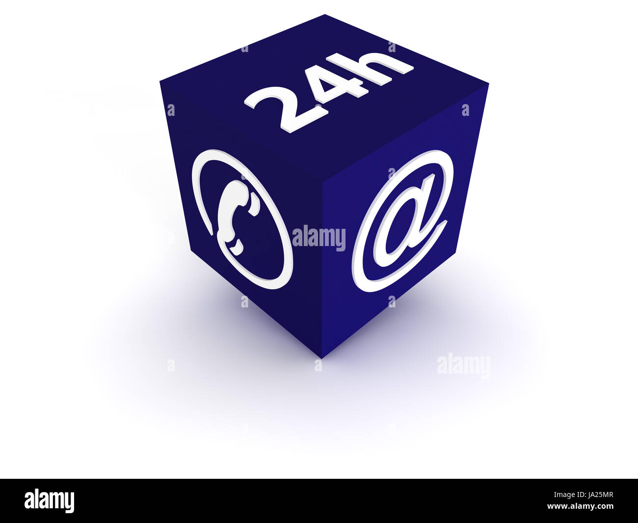 communication - blue cube Stock Photo - Alamy