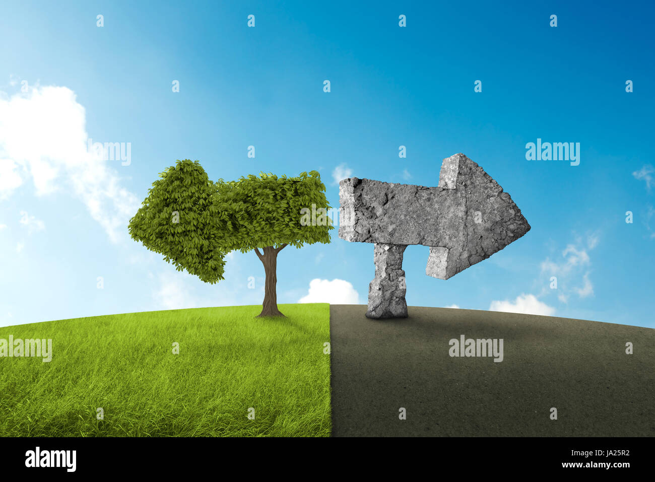 environment, enviroment, concrete, choose, choice, meadow, grass, lawn ...