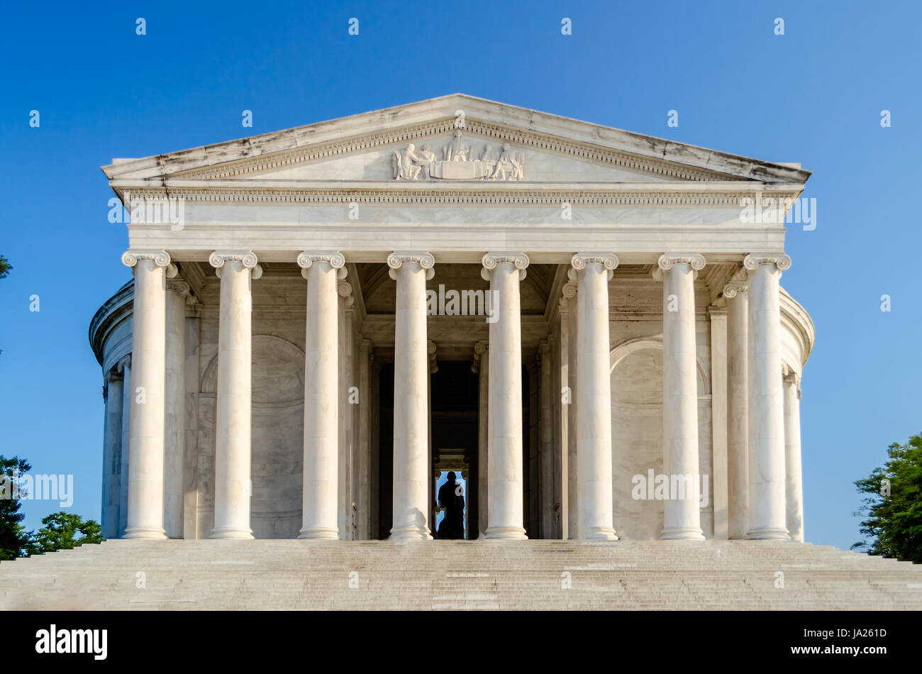 temple, monument, memorial, usa, colonnade, blue, beautiful ...