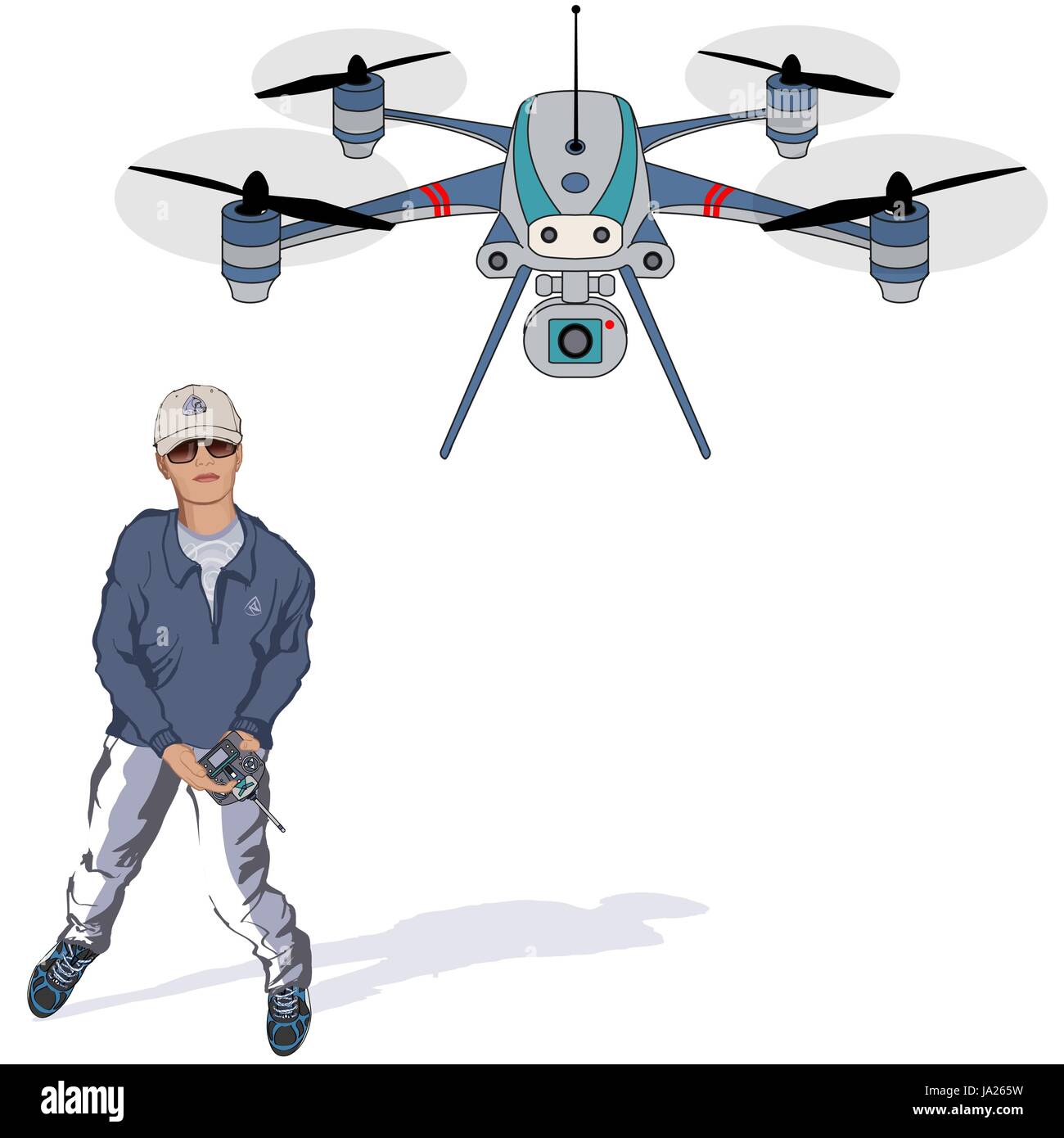 Sketch of drone hi-res stock photography and images - Alamy