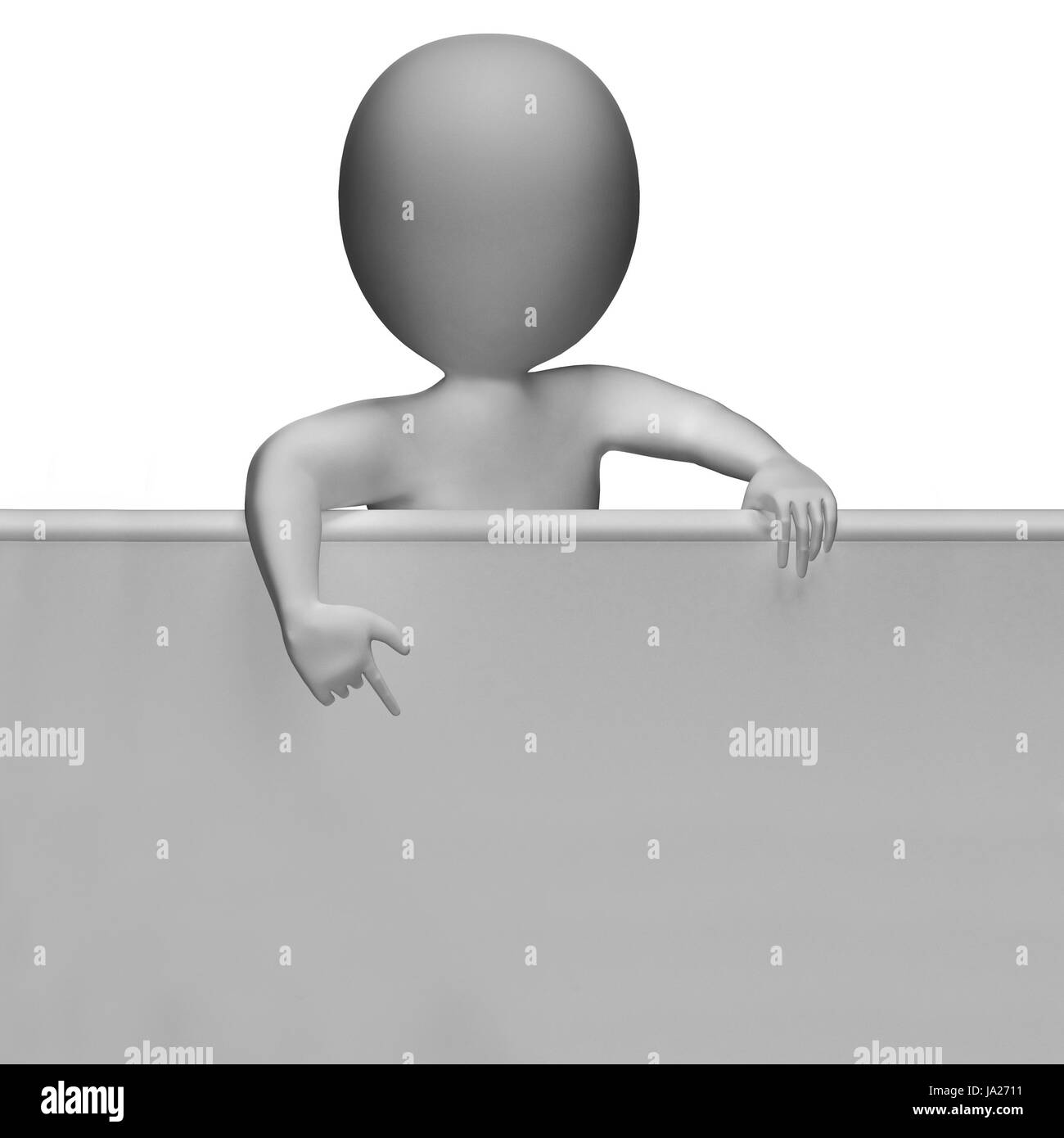 person, blank, european, caucasian, uninhabited, card, character, empty ...