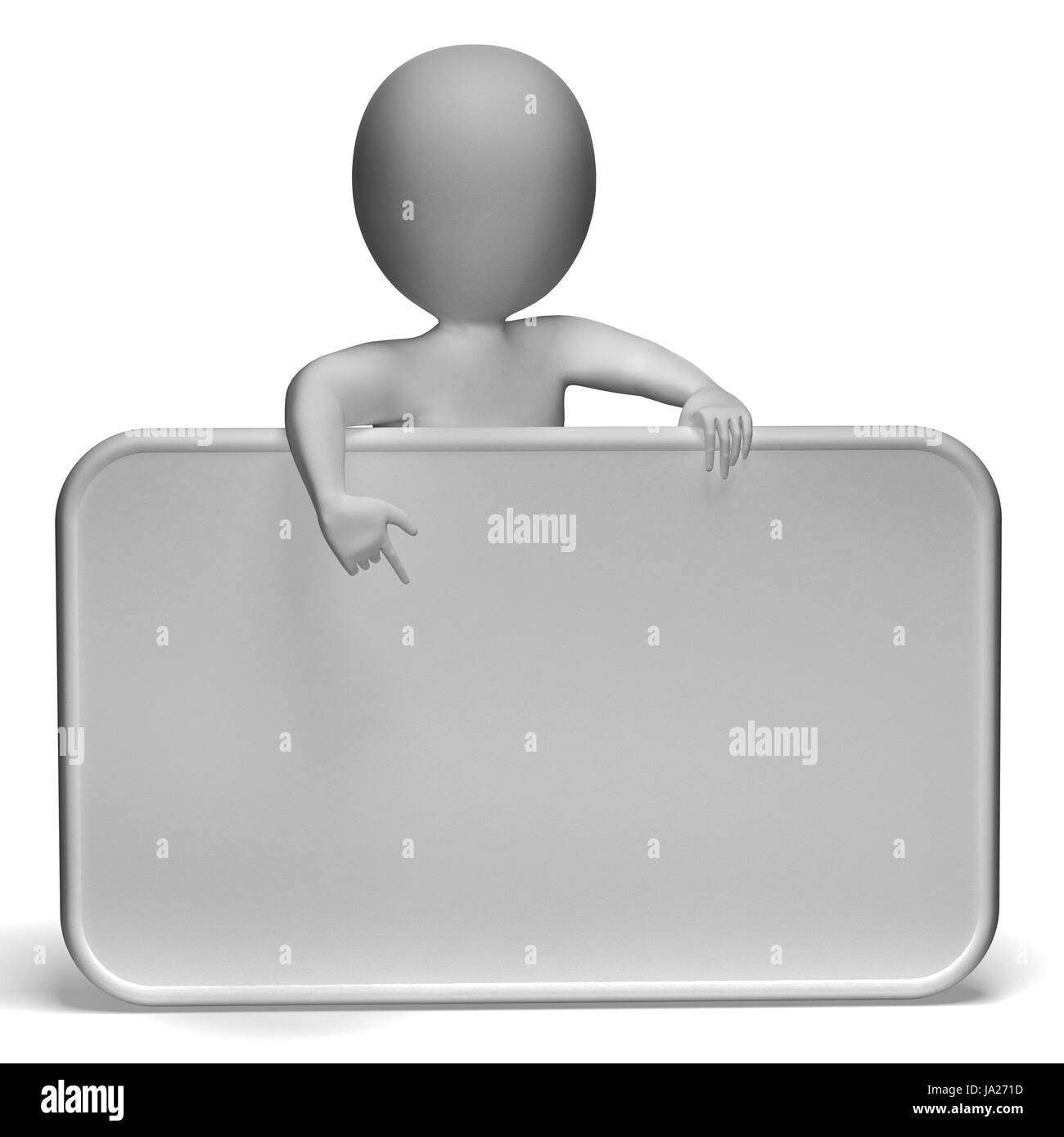 person, blank, european, caucasian, uninhabited, card, character, empty ...