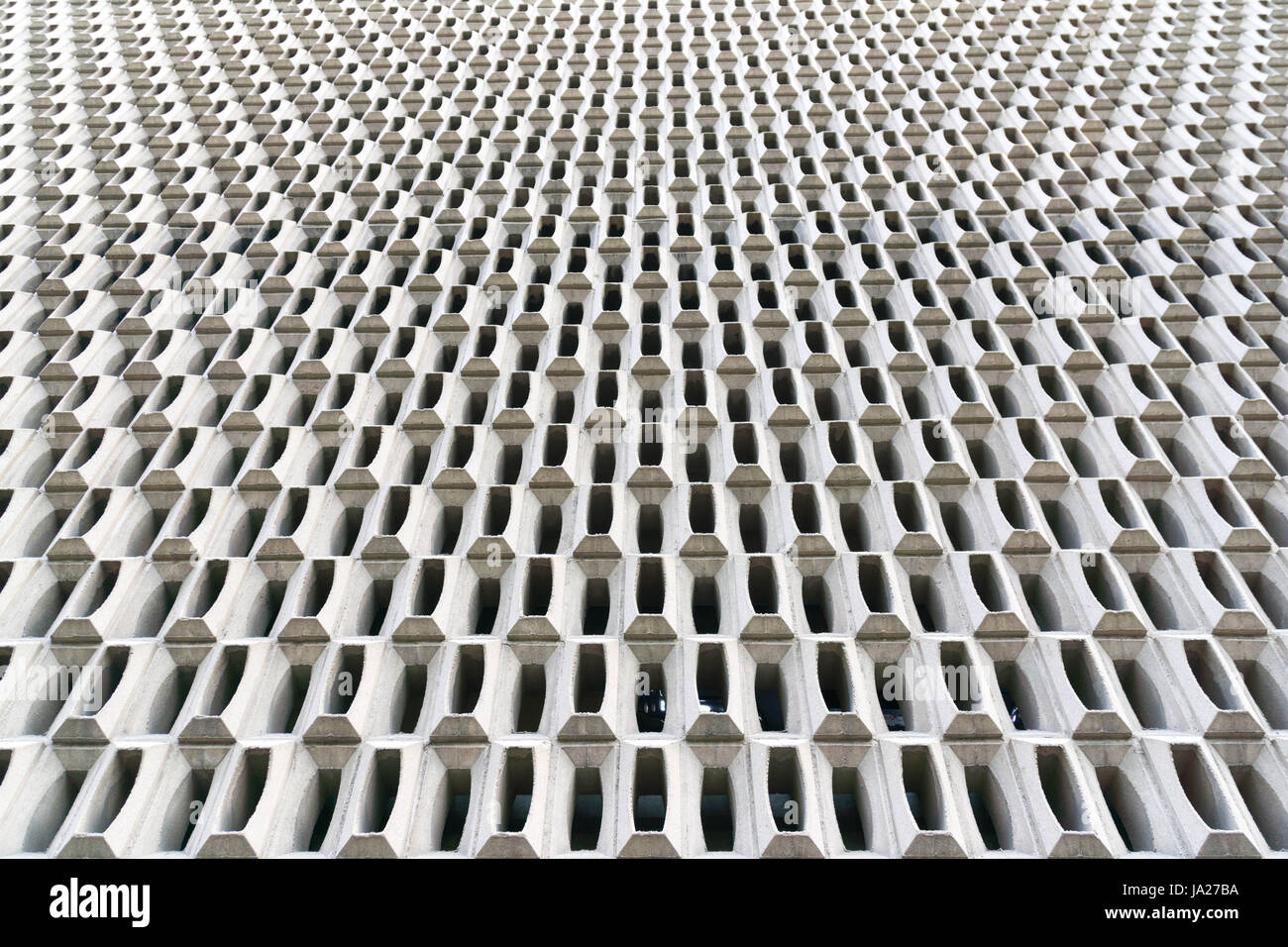 Interesting pattern on a building wall Stock Photo - Alamy