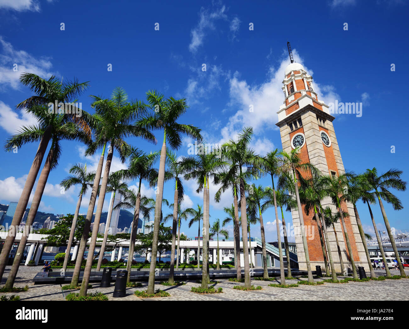 blue, tower, city, town, tree, antique, asia, cloud, clock, date, time ...