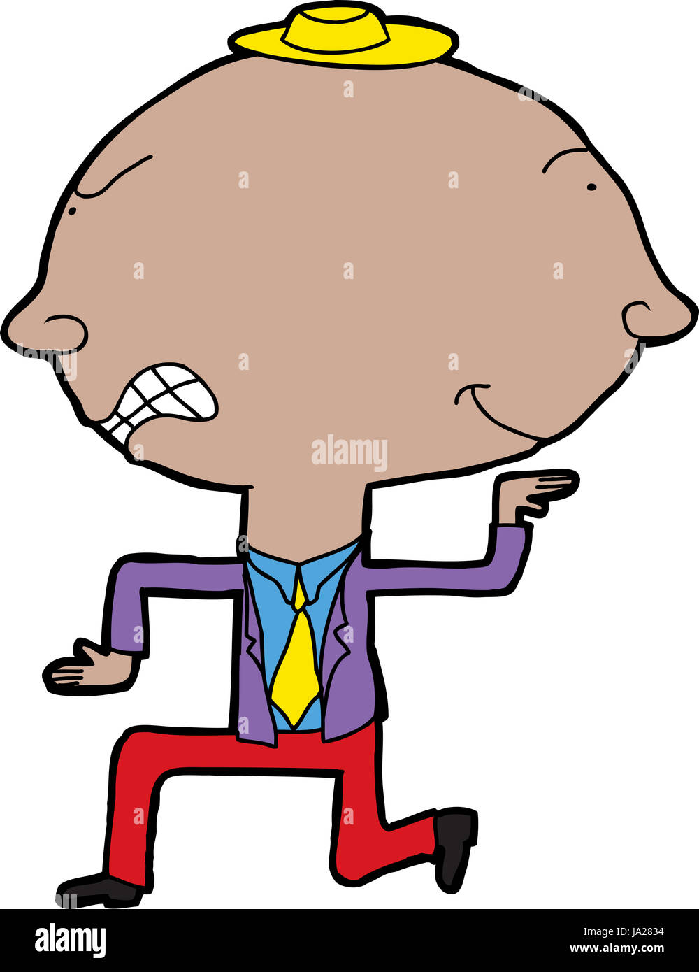 Cartoon furious man red face hi-res stock photography and images - Alamy