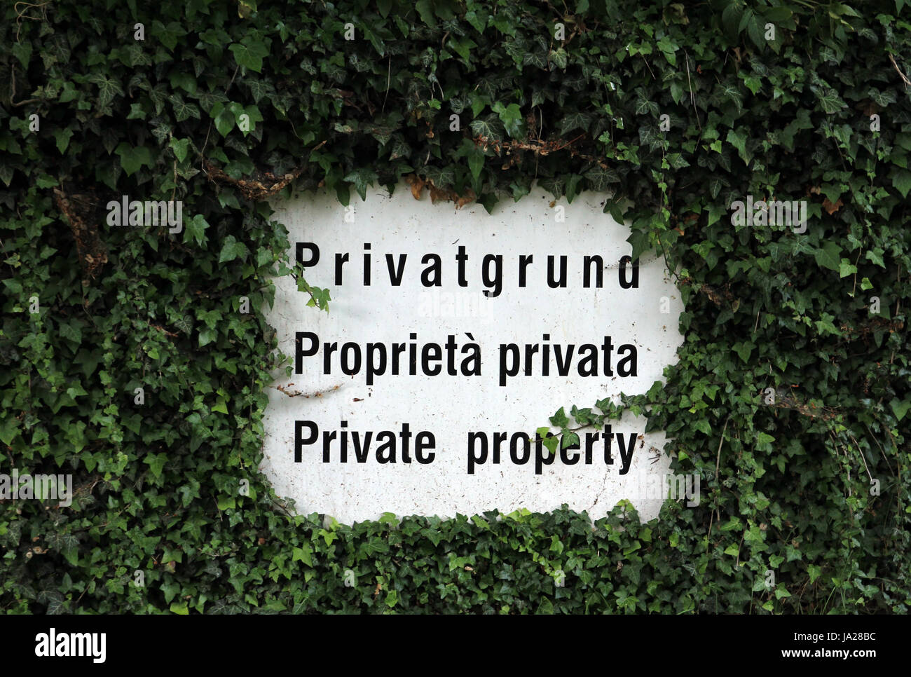 respect private property Stock Photo - Alamy