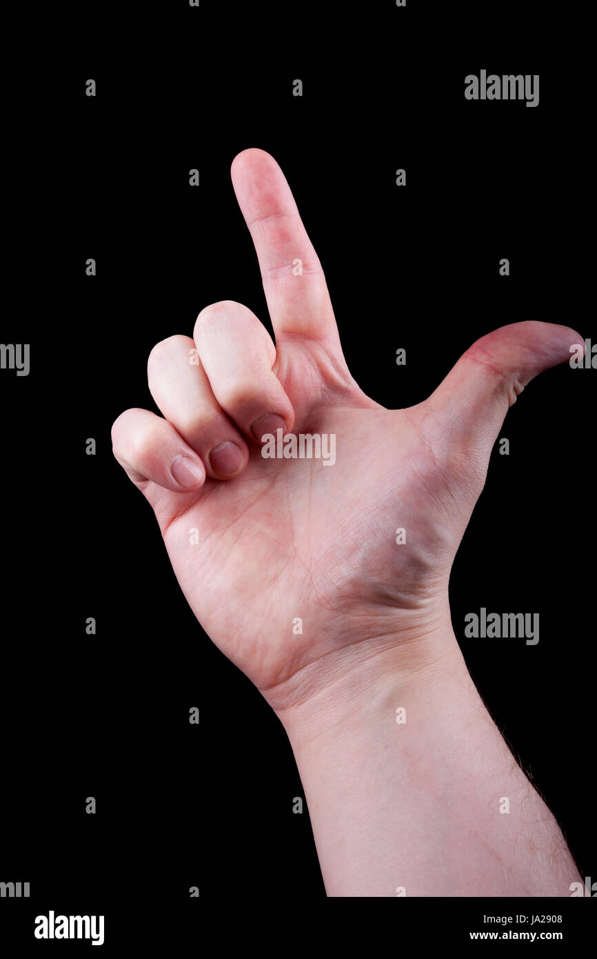 gesture, indicate, show, hand, demonstrate, finger, isolated, model ...