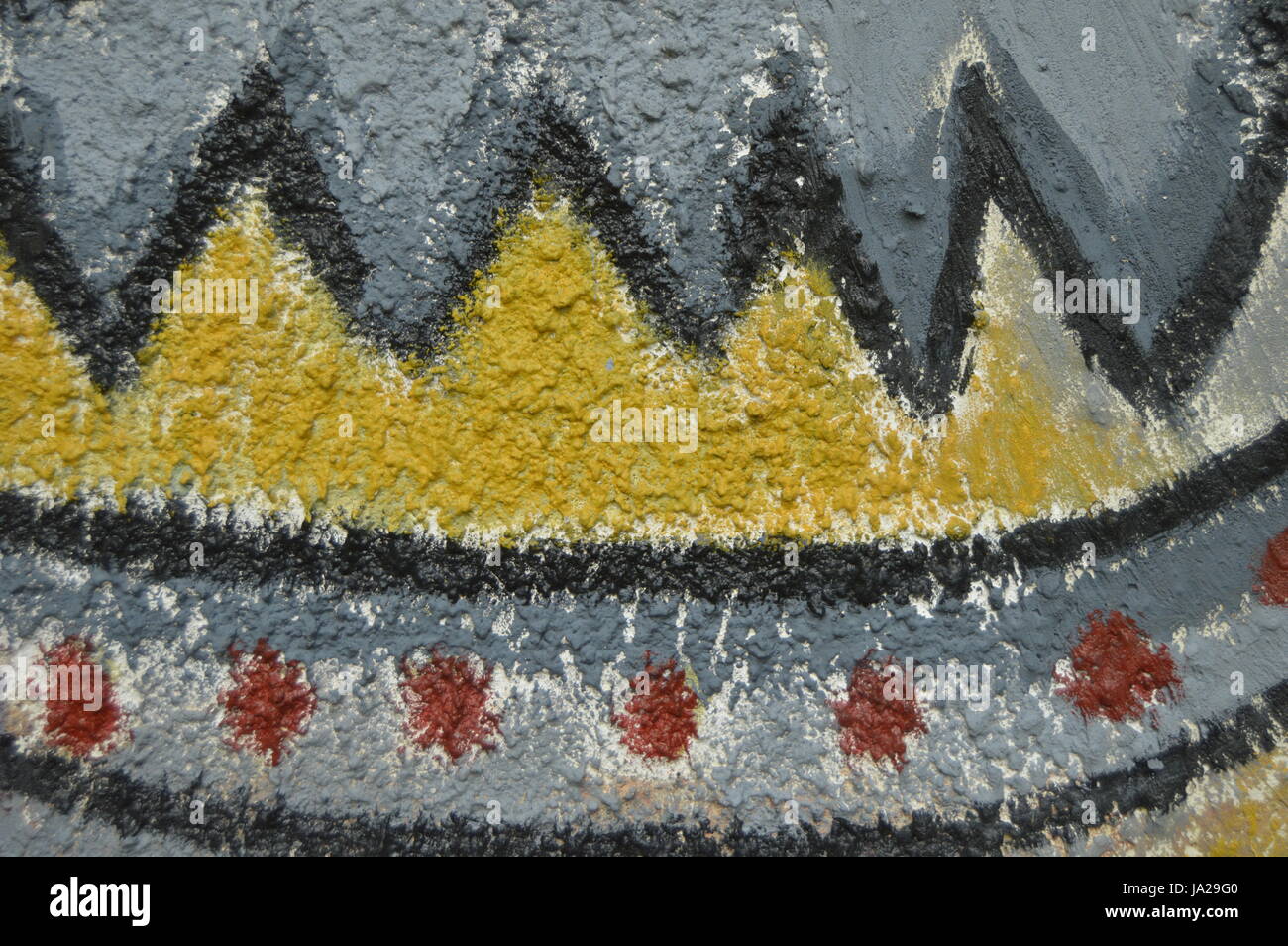 Abstract street art, detail of curves painted on mural Stock Photo - Alamy