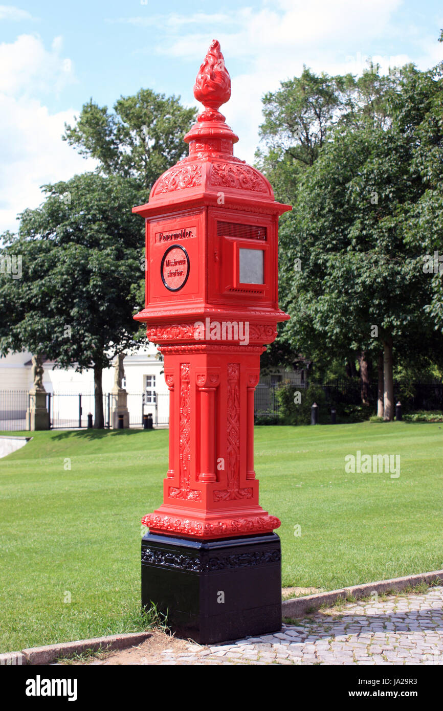 historical fire alarm Stock Photo - Alamy
