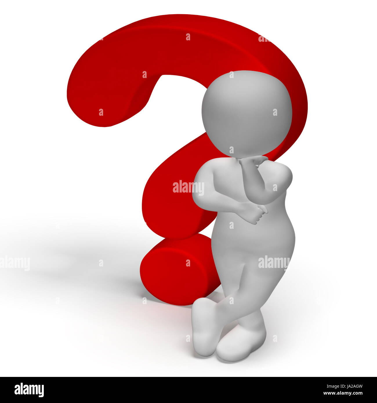 Confused Man Question Mark