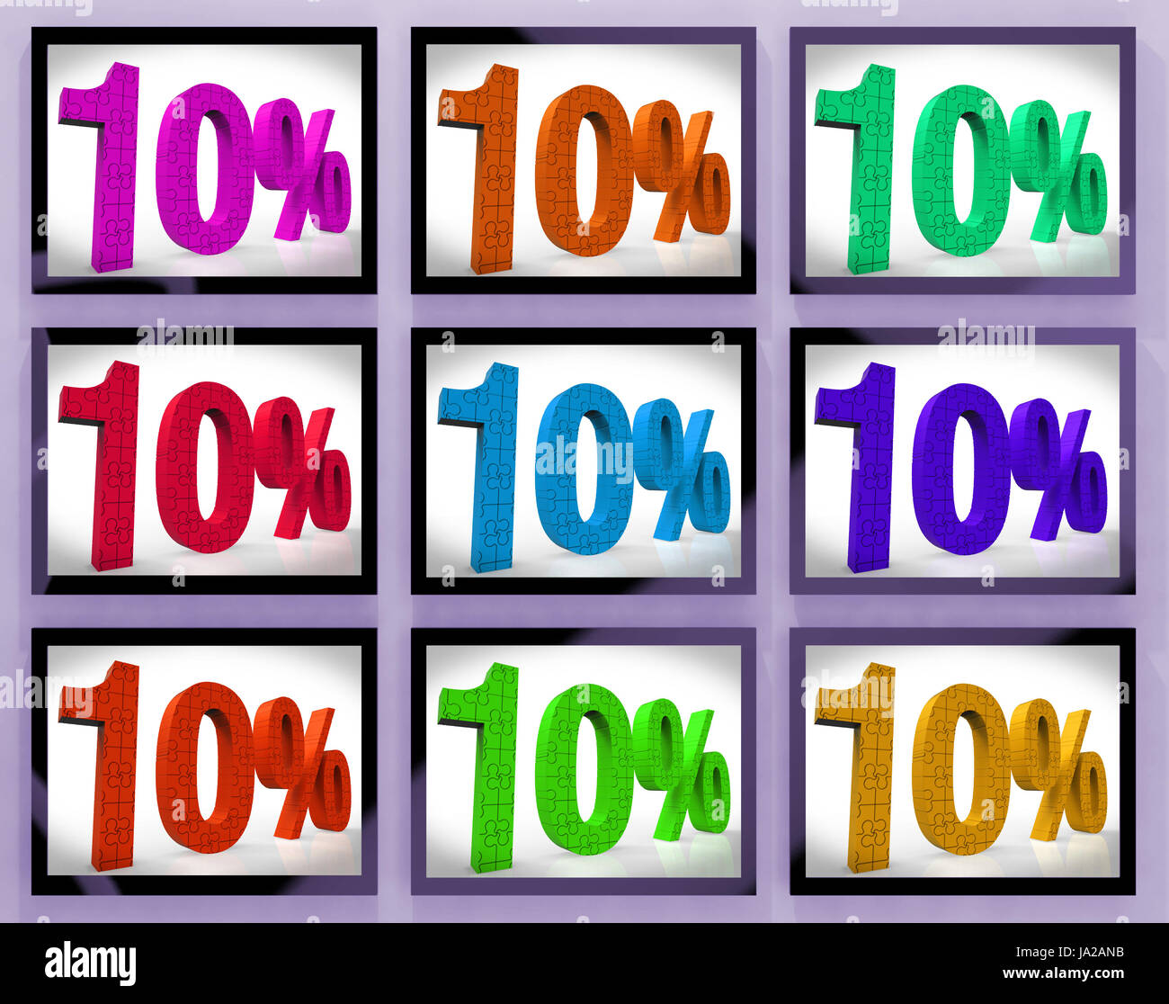 Ten percent tv hi-res stock photography and images - Alamy
