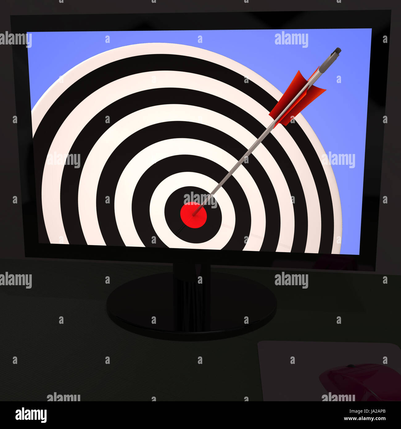 successful, succesful, monitor, perfect, aim, goal, screen, objective ...