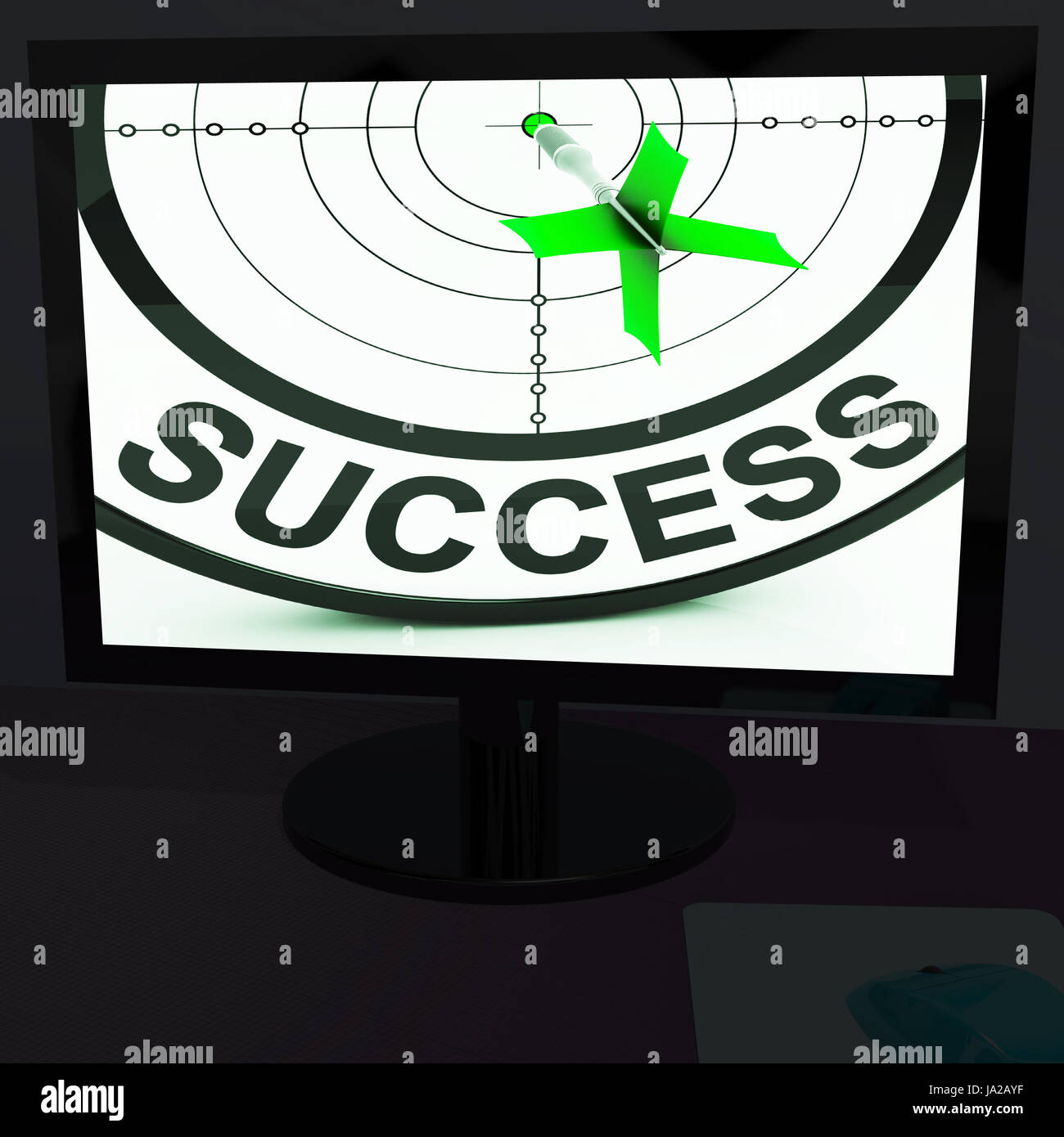 successful, succesful, monitor, screen, progress, television, tv ...