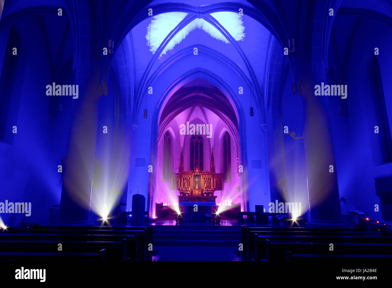 Blue altar hi-res stock photography and images - Alamy