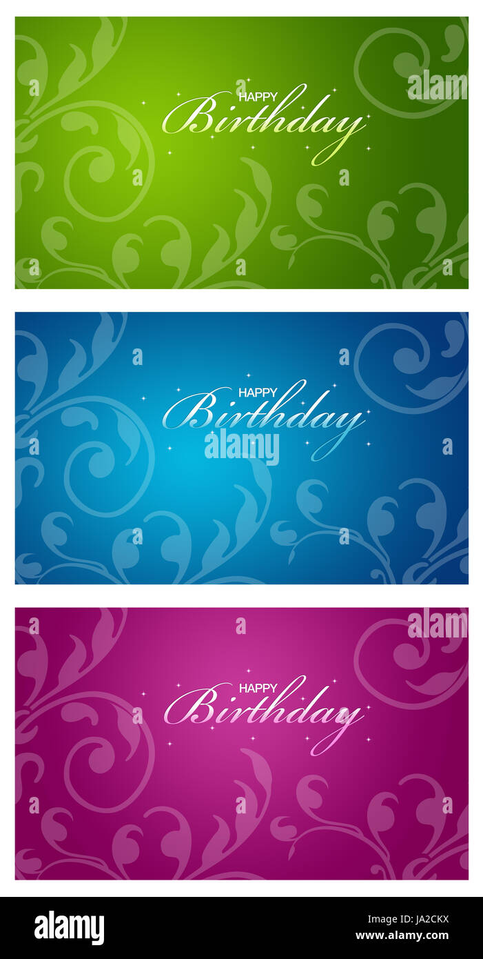 blue, green, card, birthday card, birthday, pink, blue, greeting, birth ...