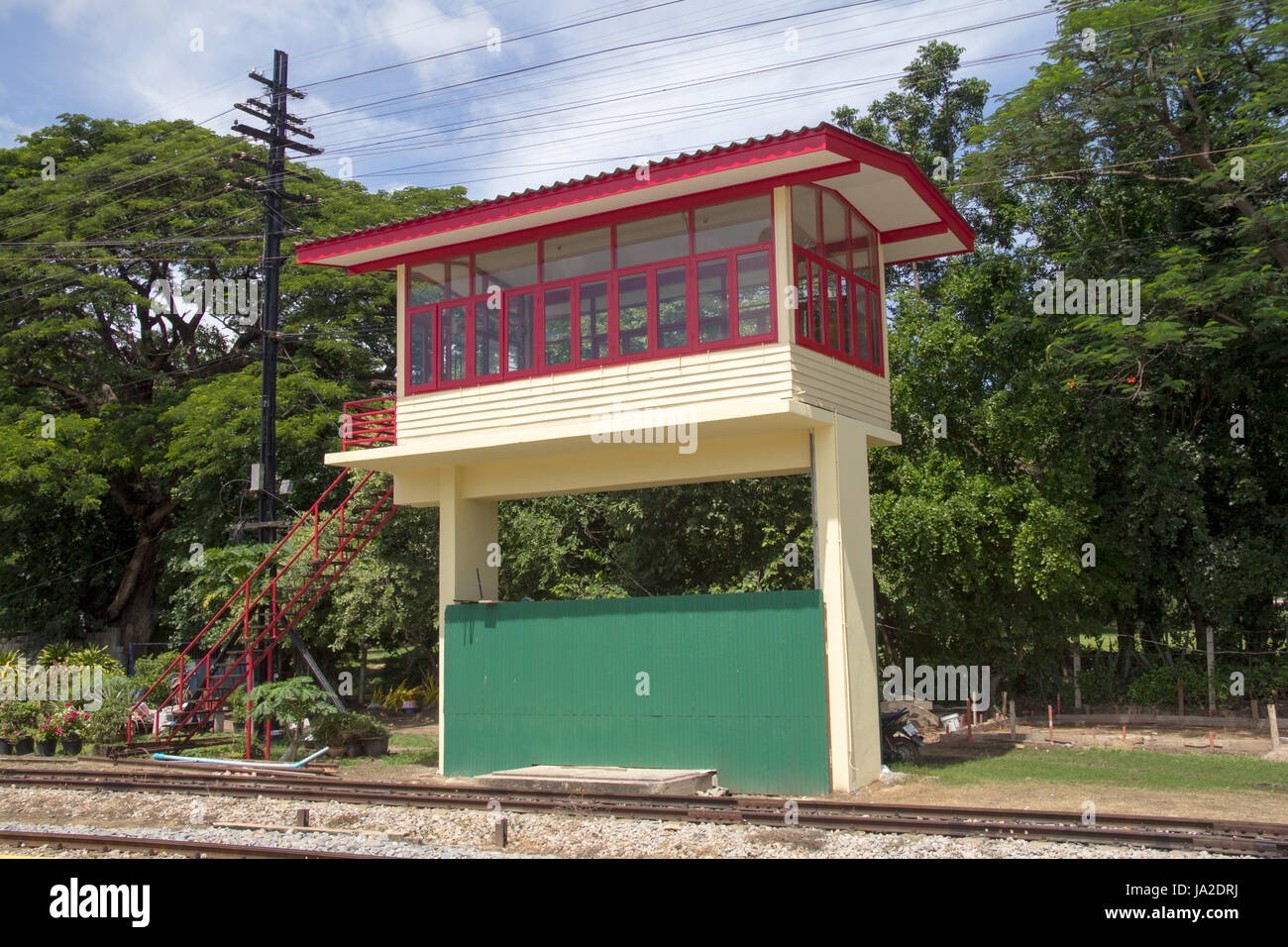 sign, signal, station, railway, locomotive, train, engine, rolling ...