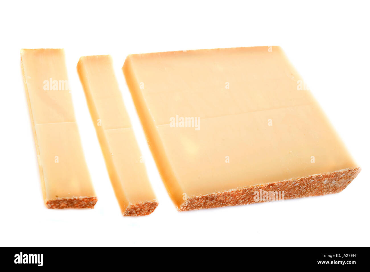 comte cheese in front of white background Stock Photo - Alamy