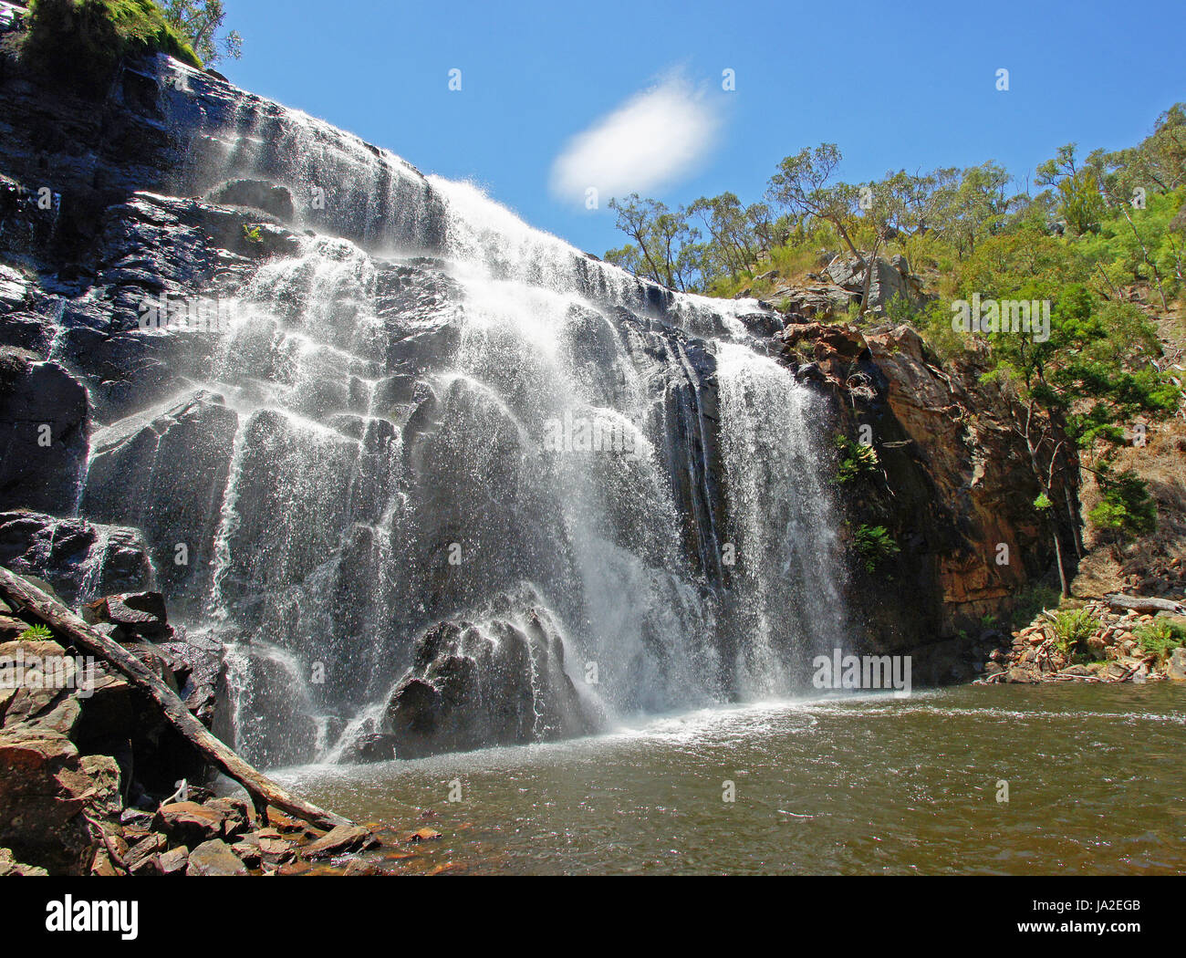 national park, australia, waterfall, mountain, scenery, countryside ...