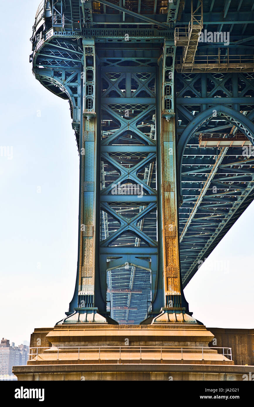 historical, bridge, rust, steel construction, new york, travel ...