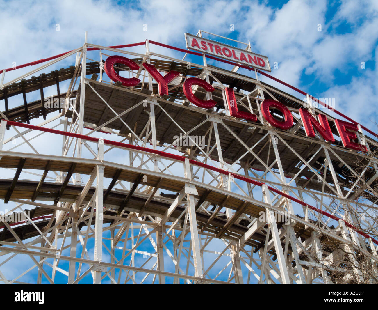 Coney island cyclone old hi-res stock photography and images - Alamy