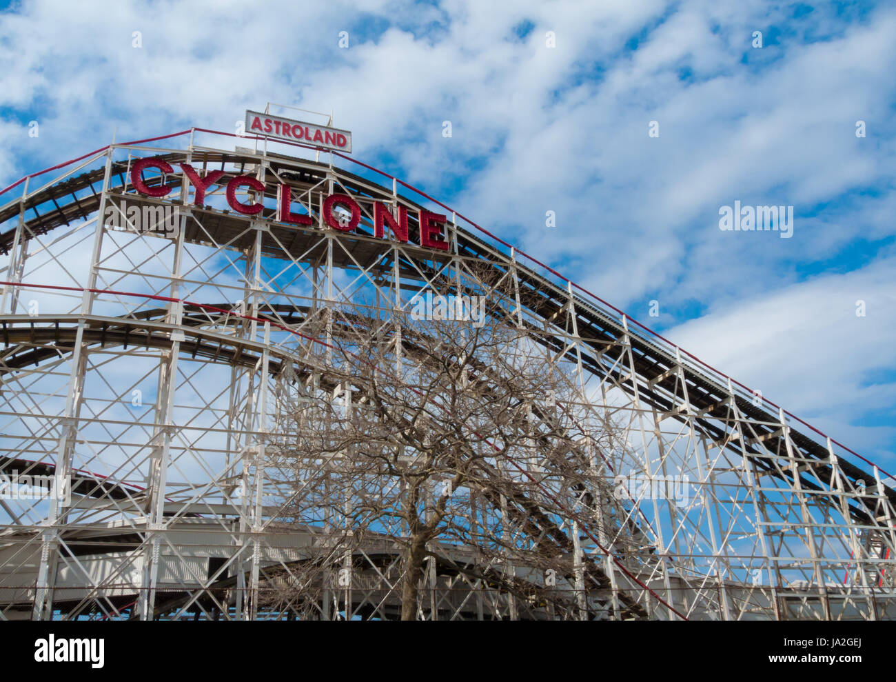 Coney island cyclone old hi-res stock photography and images - Alamy