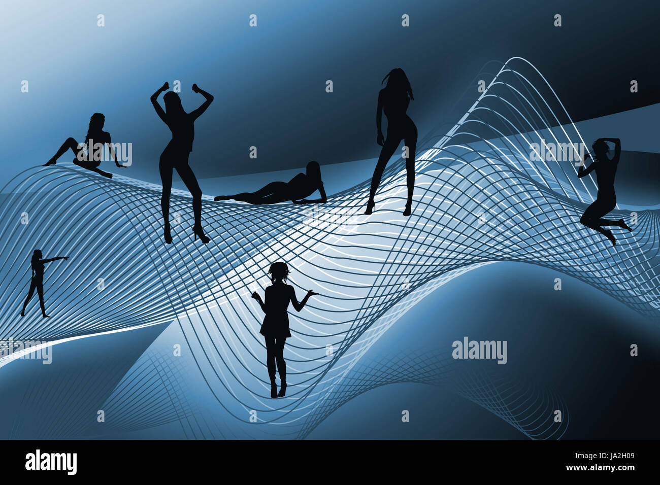 woman, lines, abstract, dancing, dance, backdrop, background, woman ...