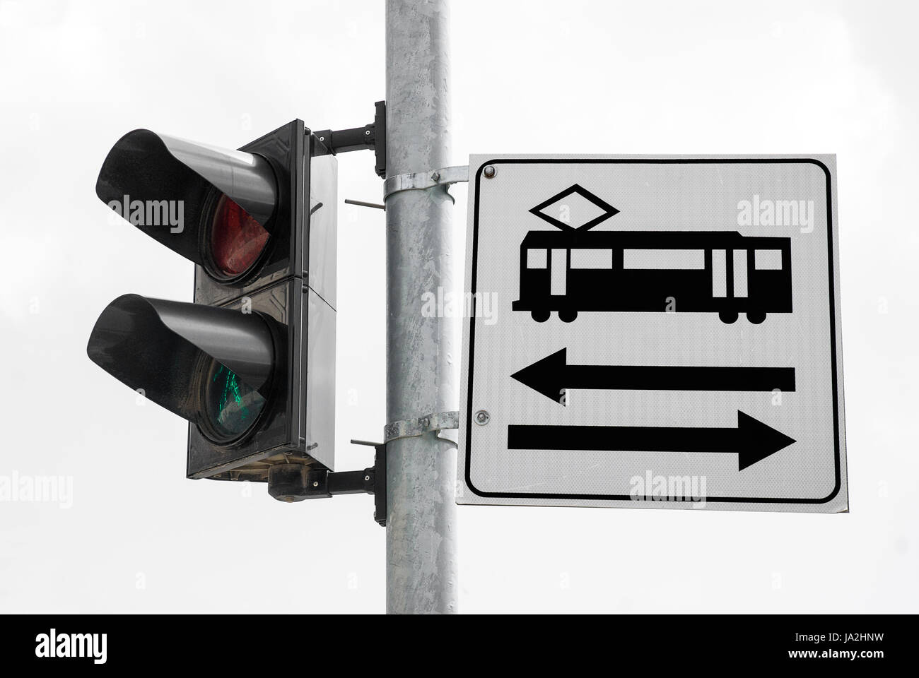 isolated, caution, directions, tram, warning, sign, signboard, road ...