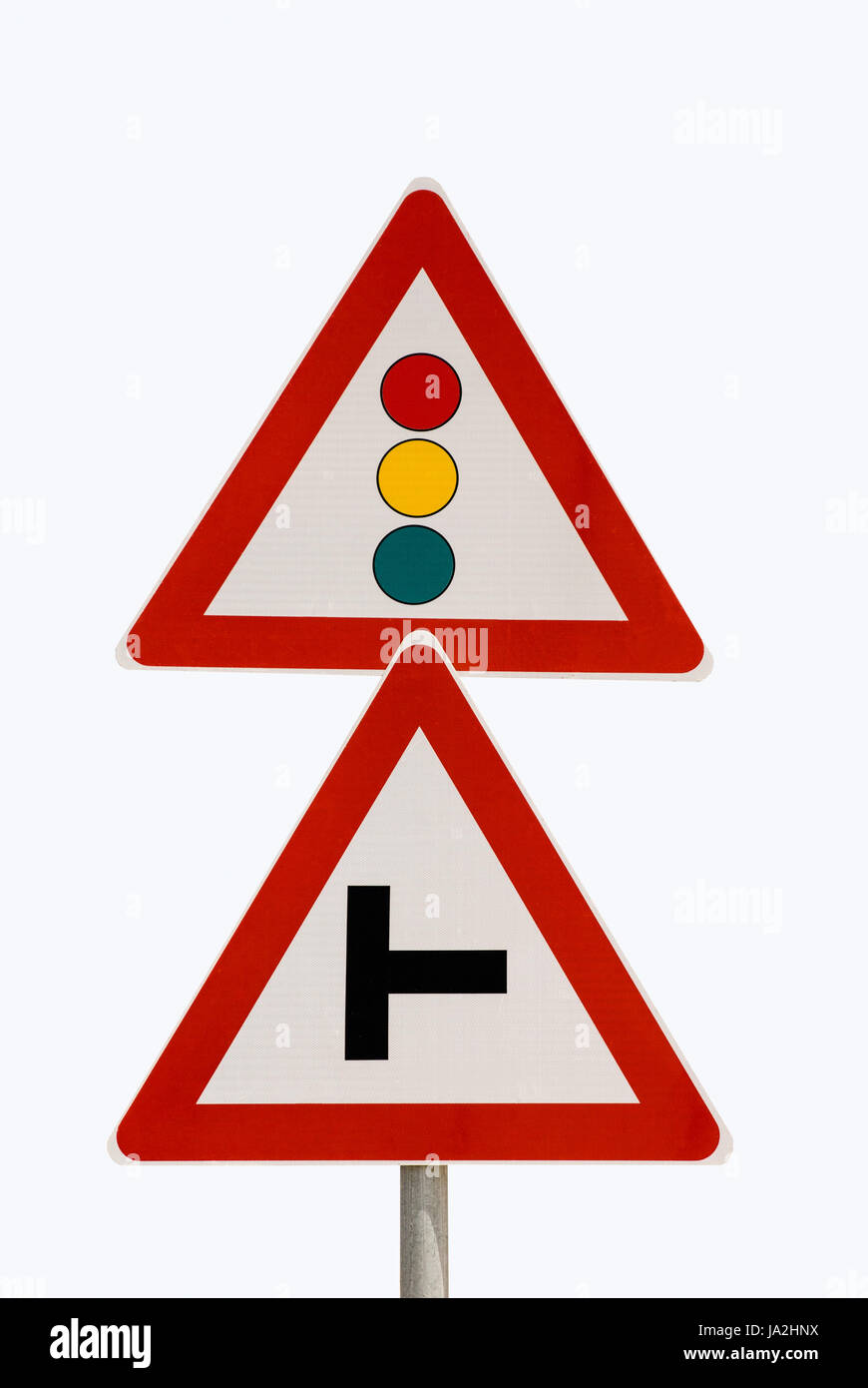 sign, signal, isolated, traffic, transportation, caution, warning ...