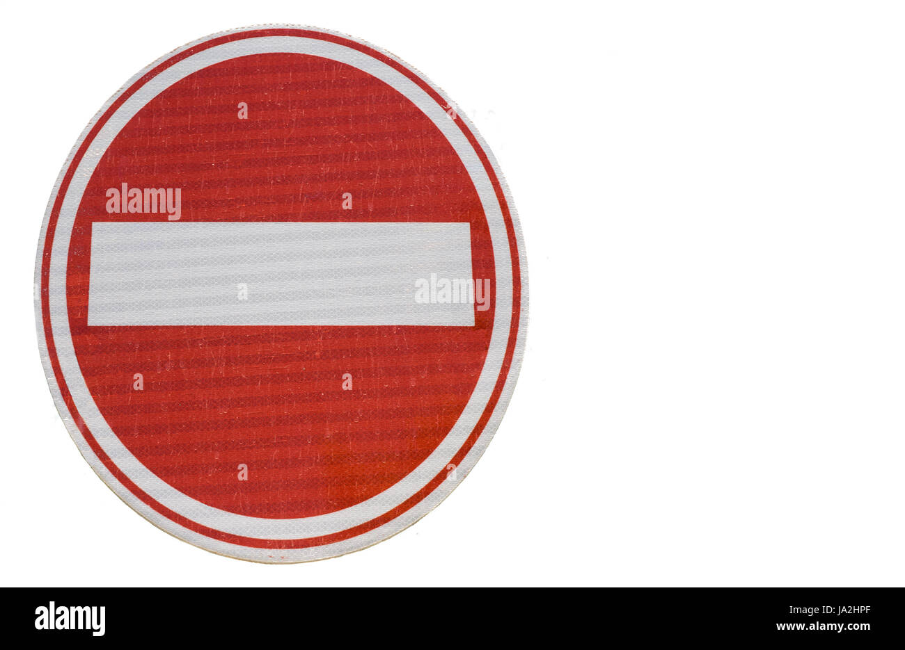 No entry traffic warning sign Cut Out Stock Images & Pictures - Alamy