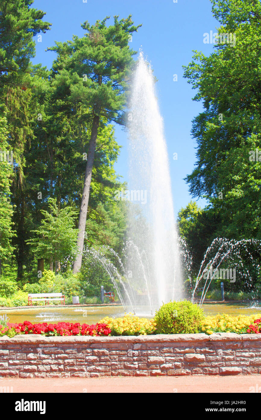 blue, tree, trees, park, sightseeing, wall, red, yellow, water Stock ...