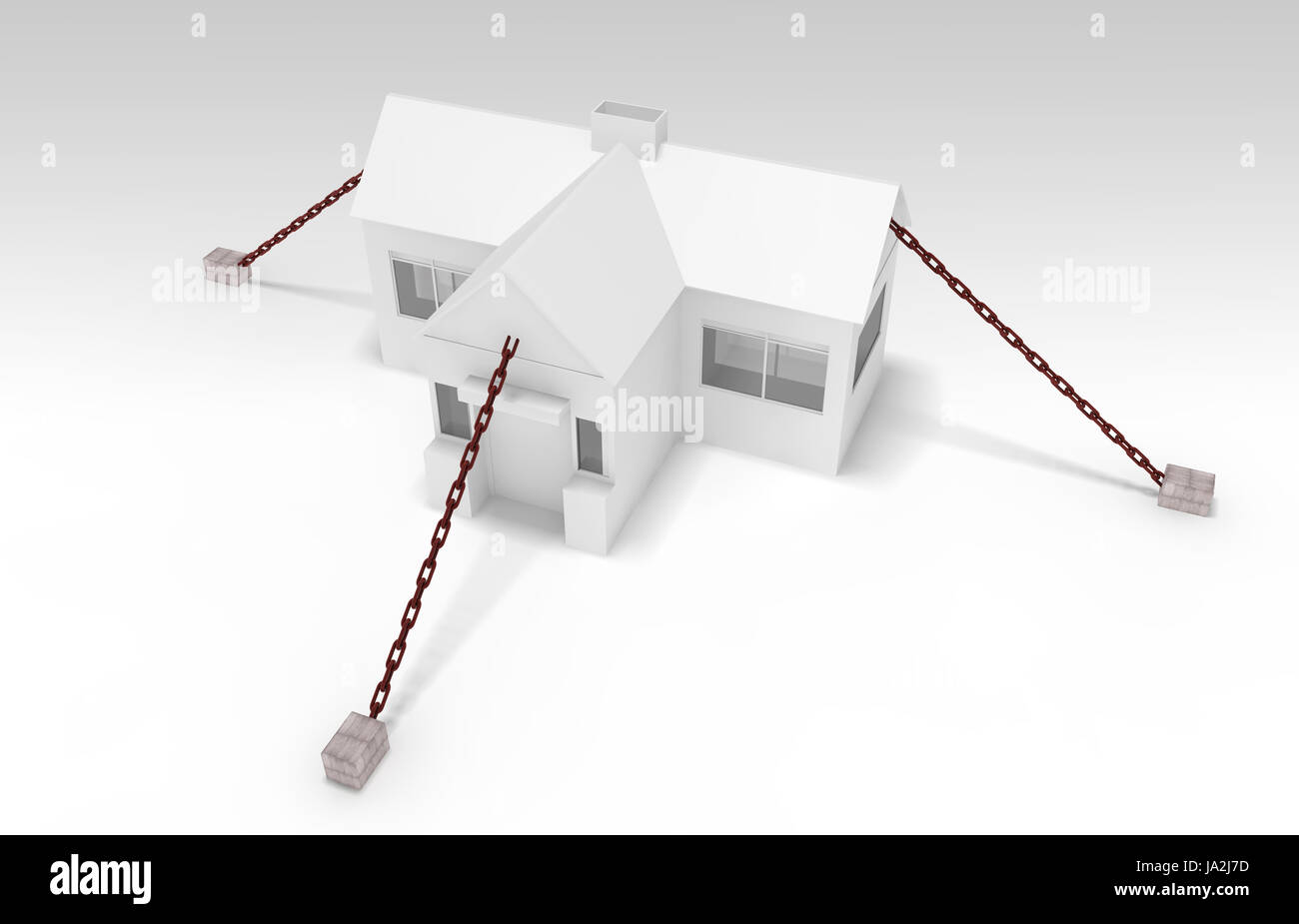 house, building, object, isolated, model, design, project, concept ...