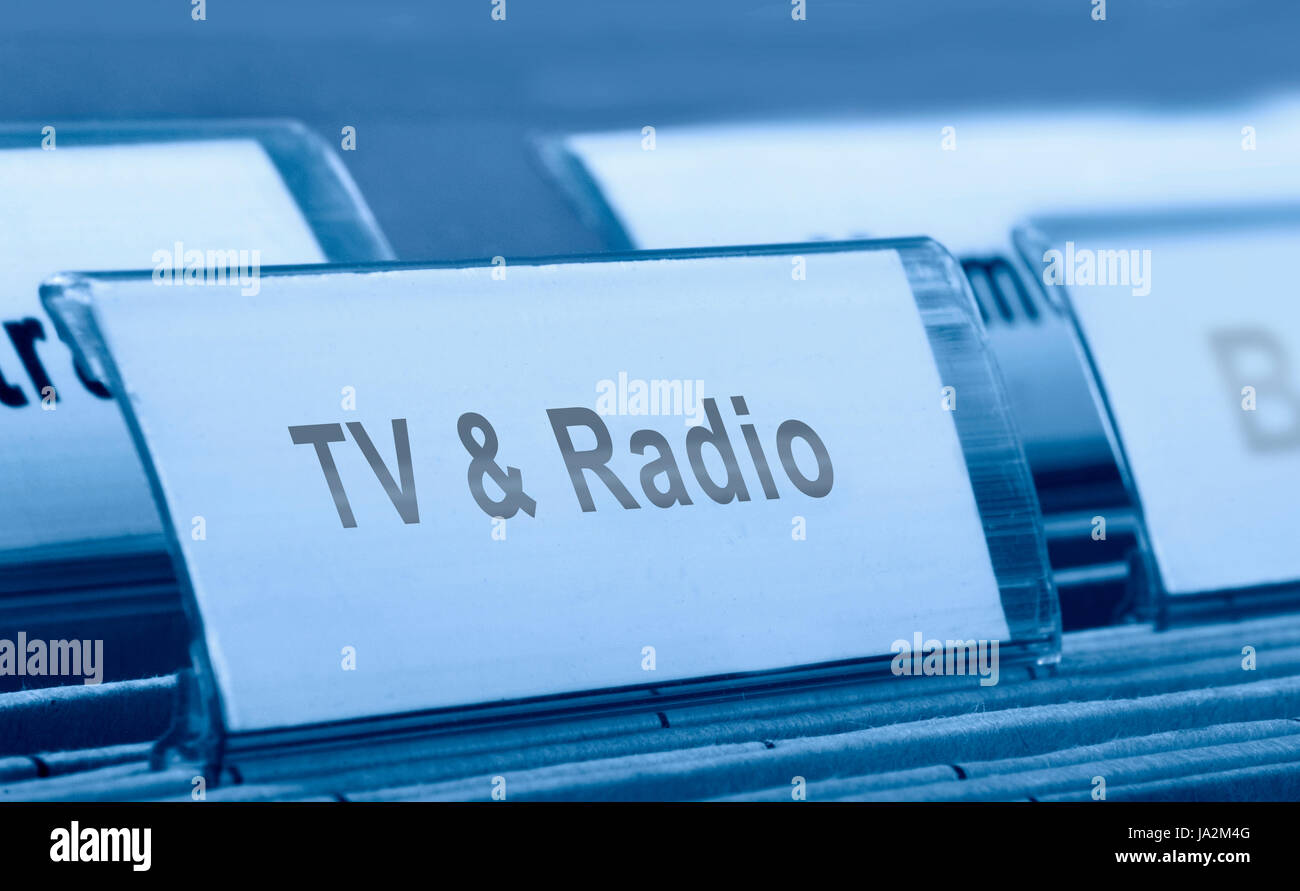 tv and radio Stock Photo - Alamy