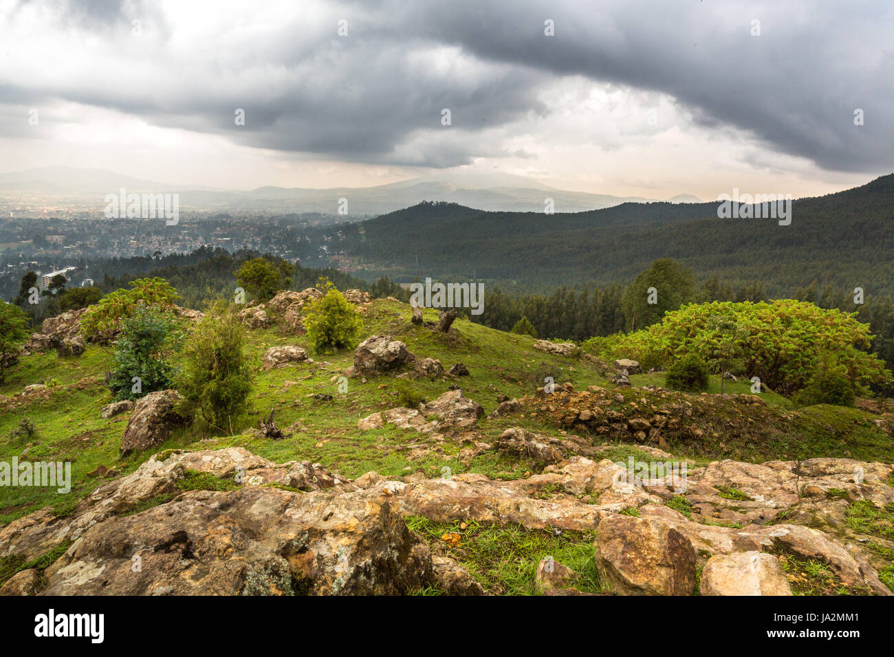 africa, landscape, scenery, countryside, nature, clouds, tree, trees ...