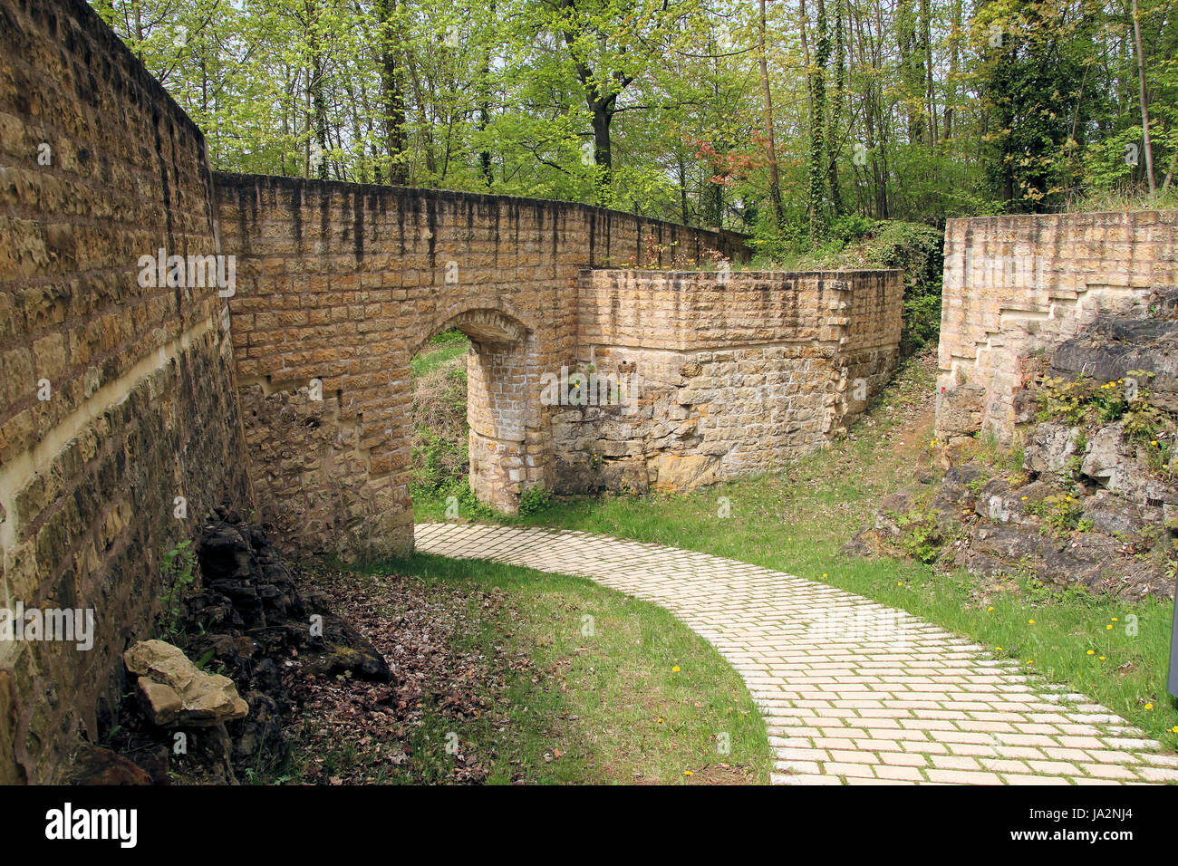 historical, city, town, fortress, blockhouse, city wall, luxembourg ...